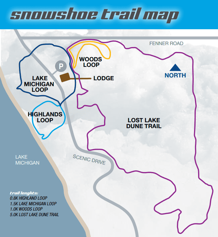 Snowshoeing - Muskegon Luge Adventure Sports Park